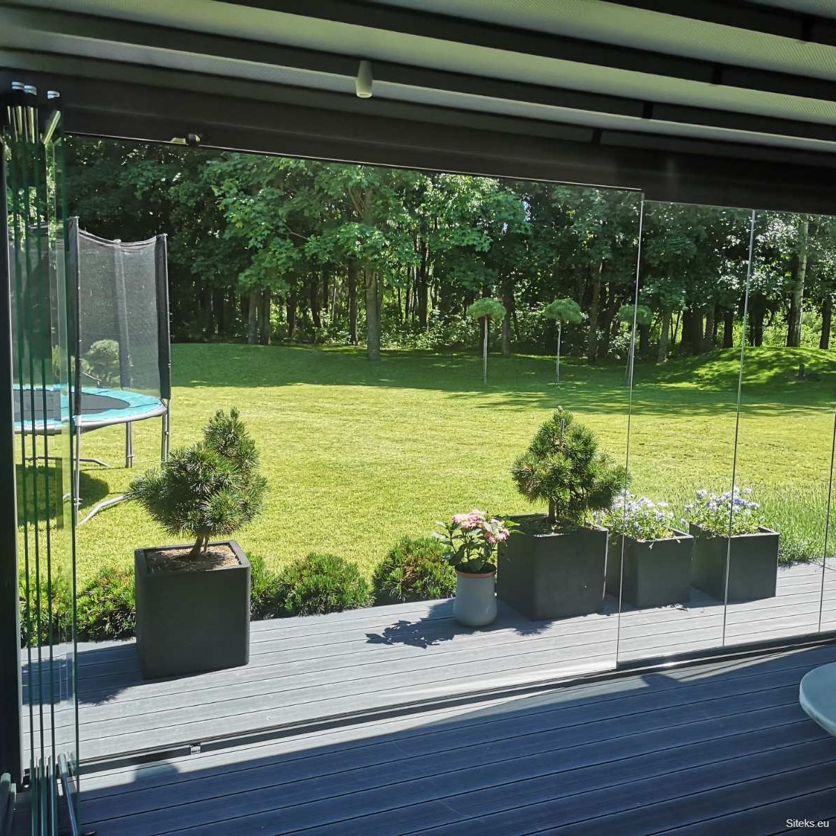 Modern glass terraces for your home - Siteks